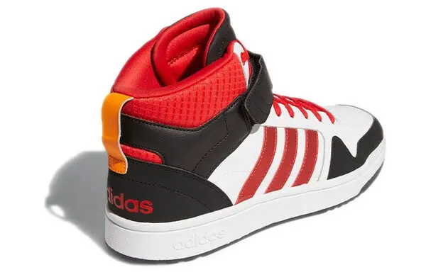 Adidas Postmove Mid High Top Sneakers - White/black/red