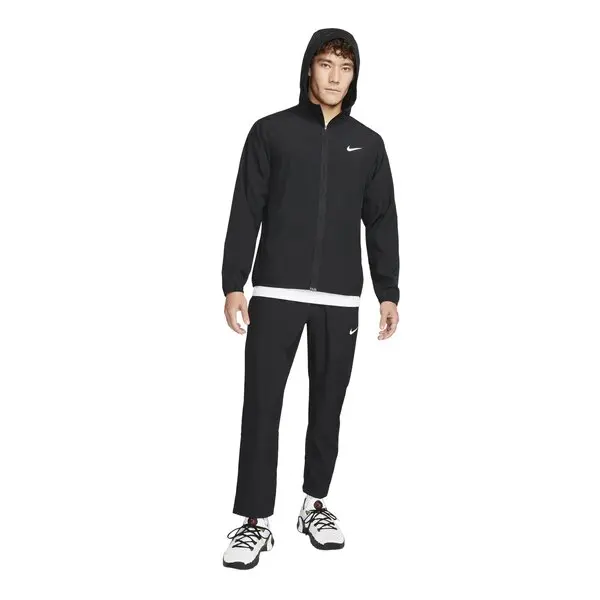 Nike Dri-fit Foam Woven Hooded Jacket - Black