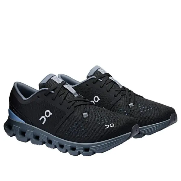 On Cloud X 4 "black Chambray" Athletic Shoes - Black/chambray