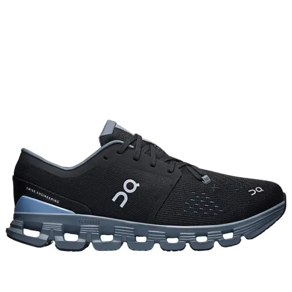 On Cloud X 4 "black Chambray" Athletic Shoes - Black/chambray