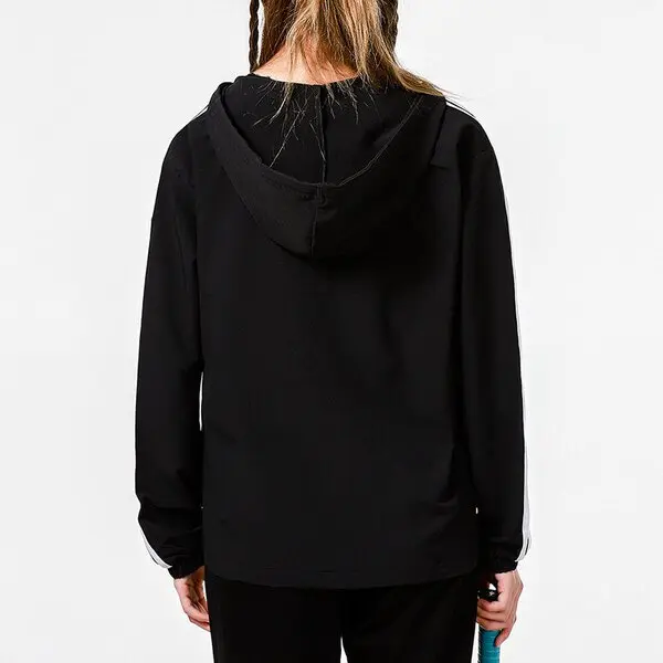 Adidas Neo Training Sports Stripe Loose Hooded Jacket