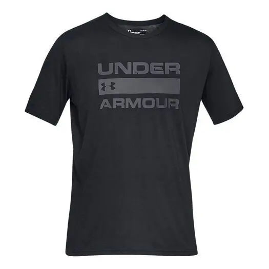 Under Armour Team Issue Wordmark Elastic Printing Short Sleeve - Black