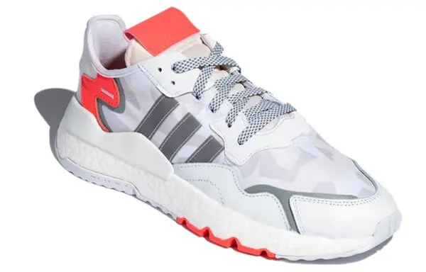 Adidas Originals Nite Jogger Sneakers - White/gray/orange