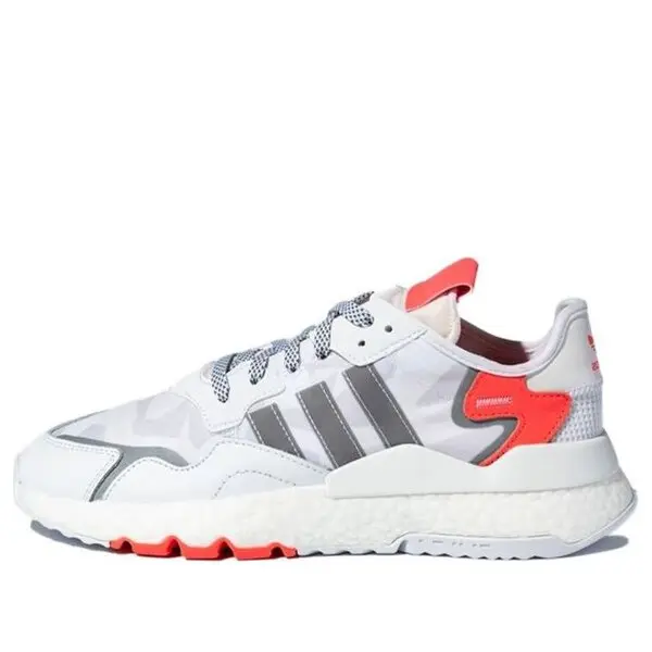 Adidas Originals Nite Jogger Sneakers - White/gray/orange