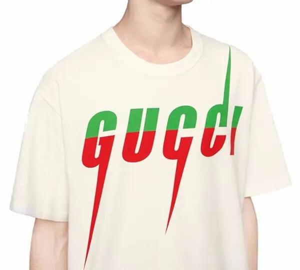 Gucci Printing Classic Short Sleeve White - Creamy