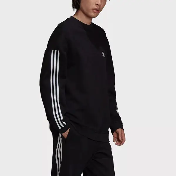 Adidas Originals Contrasting Colors Stripe Crewneck Pullover