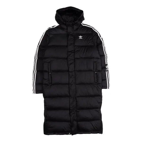 Adidas Originals Long Down Jacket - Black