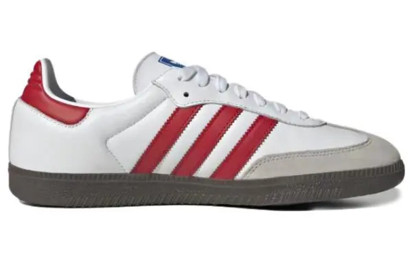 Adidas Samba Og Low Top Sneakers - White/brown/red