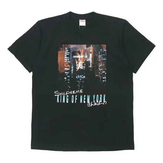 Supreme Ss19 Christopher Walken King Of New York Tee - Black