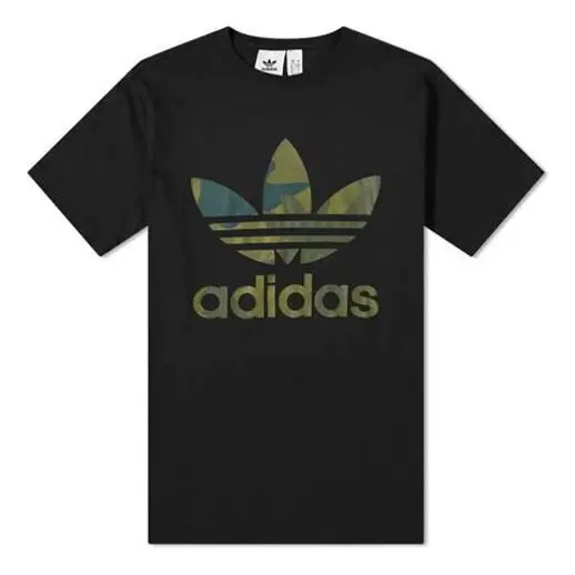 Adidas Originals Chest Logo Sports Short Sleeve - Black