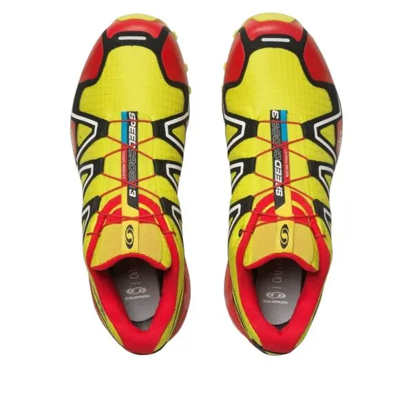 SALOMON Speedcross 3 "sulphur" Athletic Sneakers - Red/yellow