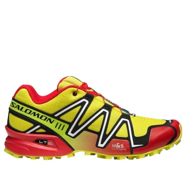 SALOMON Speedcross 3 "sulphur" Athletic Sneakers - Red/yellow