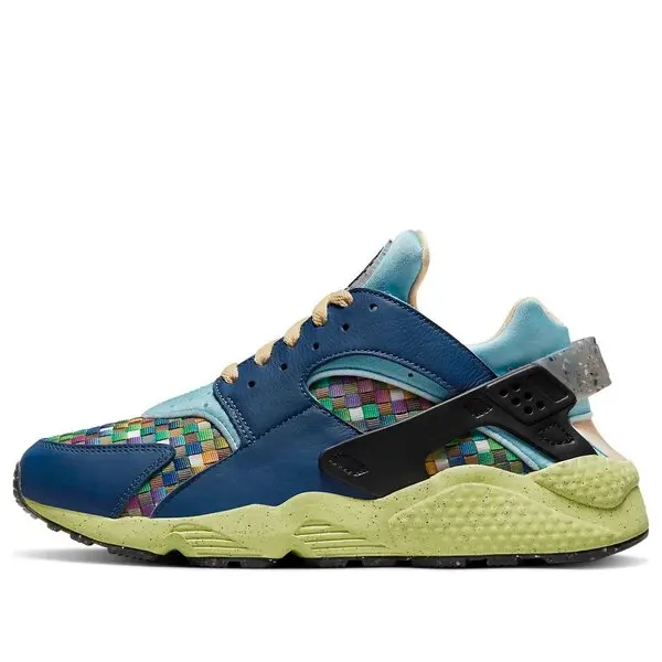 Nike Huarache Crater Premium "multi-color Woven" Sneakers - Blue