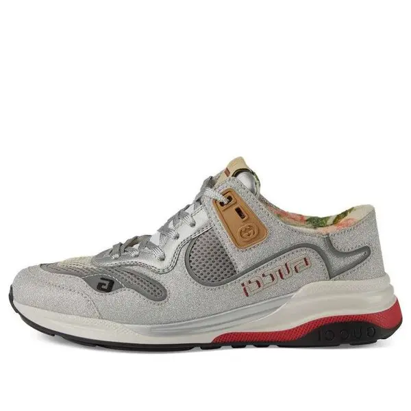 Gucci Ultrapace Low Top Sneakers - Silver