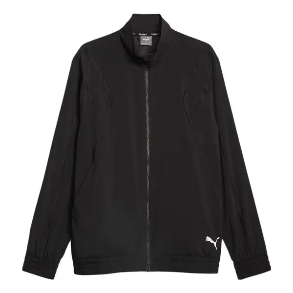 PUMA Fit Full-zip Woven Training Jacket - Black