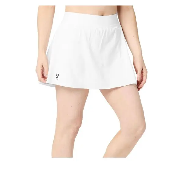 On Pleated Court Skirt - White
