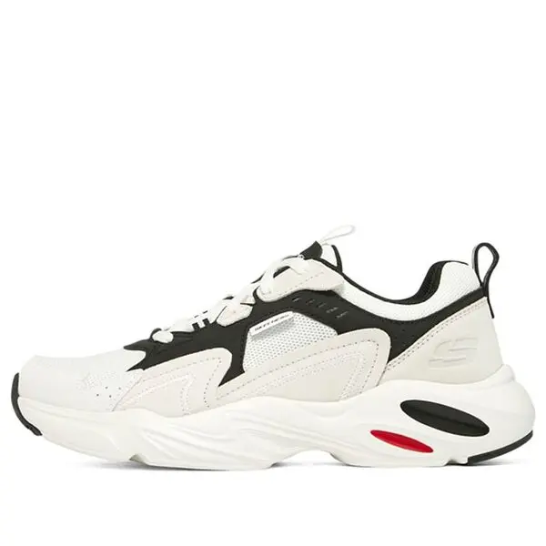 Sketchers Dlites 4.0 Sneakers - White/black/red