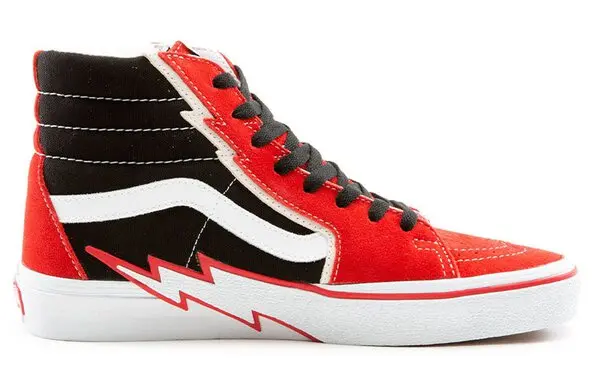 VANS Sk8-hi Bolt High-top Sneakers - Black/red