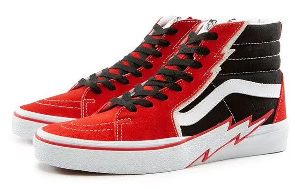 VANS Sk8-hi Bolt High-top Sneakers - Black/red