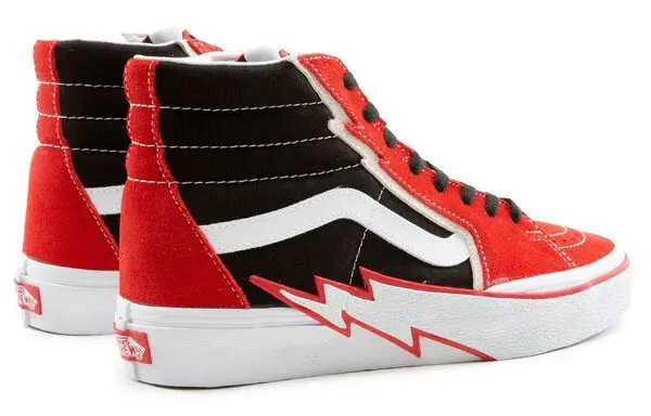 VANS Sk8-hi Bolt High-top Sneakers - Black/red