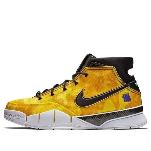 Nike X Undefeated Zoom Kobe 1 Protro "yellow Camo