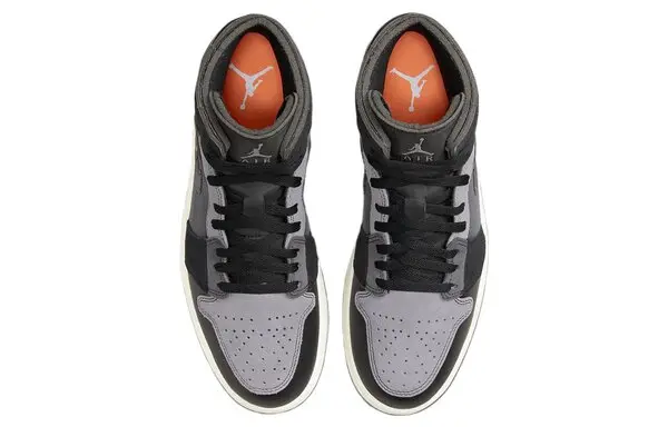 JORDAN Air 1 Mid Se Craft 'inside Out Black' Sneakers - Black/gray