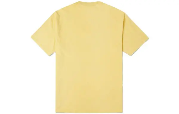 CONVERSE Embroidered Sports Round Neck Short Sleeve - Yellow