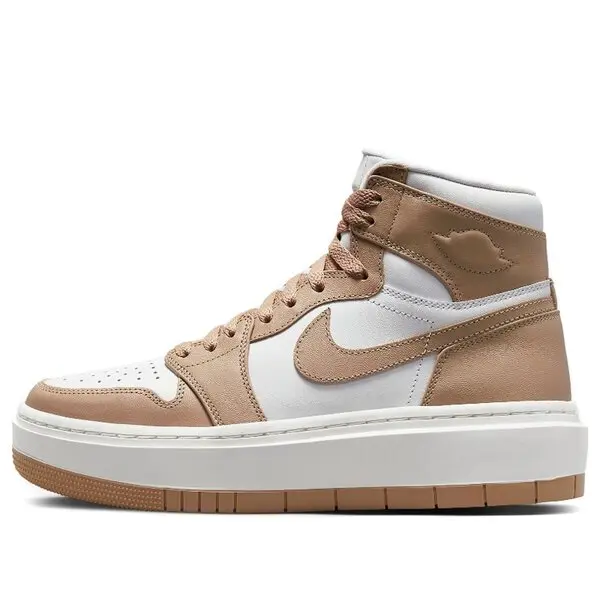 JORDAN Air 1 Elevate High 'vachetta Tan' Sneakers - Cream