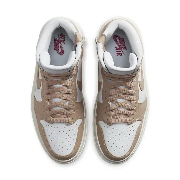 JORDAN Air 1 Elevate High 'vachetta Tan' Sneakers - Cream