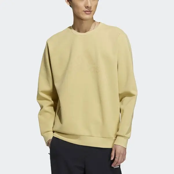 Adidas Tech Logo Sweatshirt - Tan