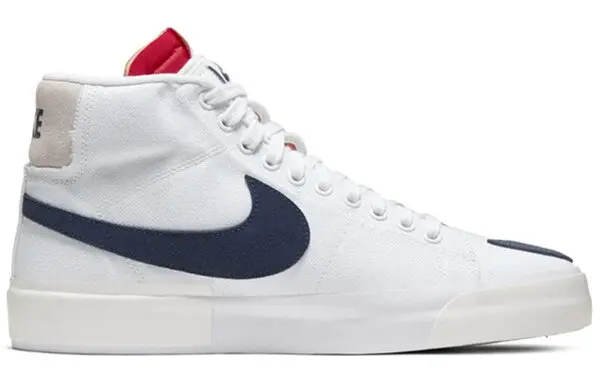 Nike Blazer Mid Sb Edge 'hack Pack White' Sneakers - White/navy