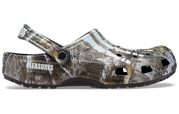 CROCS Pleasures X Realtree X Classic Clog 'skeleton Edge Camo - Brown/blue/green