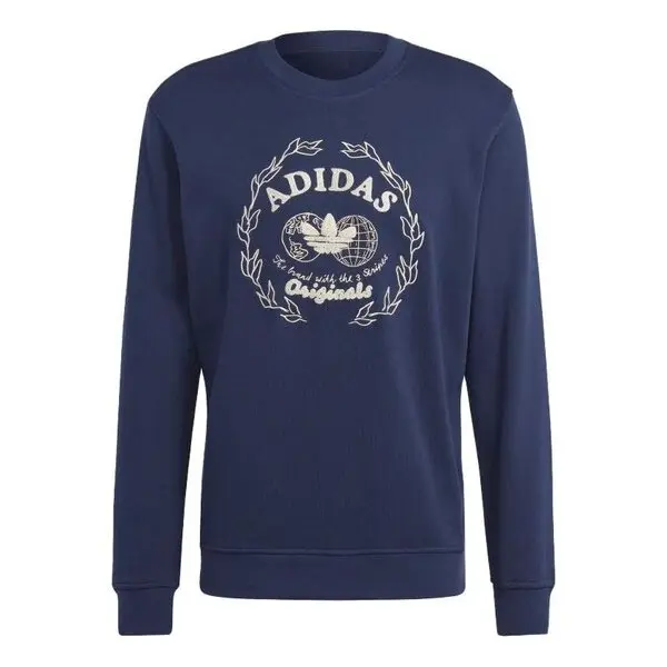 Adidas Graphics Archive Crew Sweatshirt - Blue