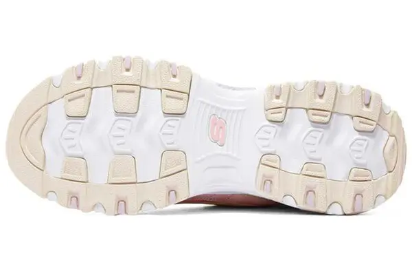Sketchers D'lites 1.0 Low Top Sneakers - Natural/pink
