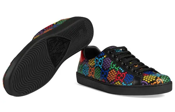 Gucci Ace Gg Supreme Low Psychedelic Sneakers