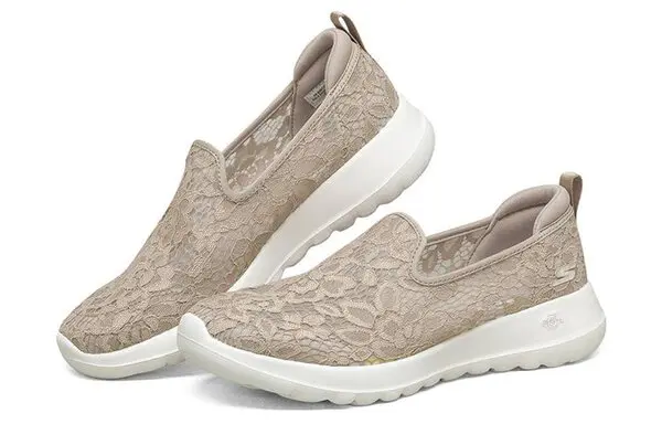 Sketchers Go Walk Joy Slip-on Lace Sneakers - Graybrown