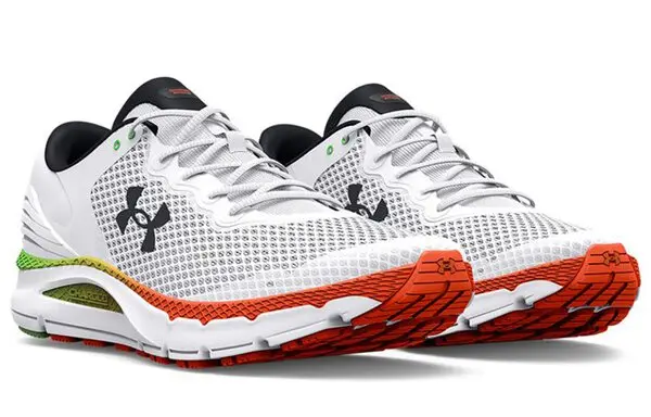 Under Armour Charged Sneakers - White/orange/green