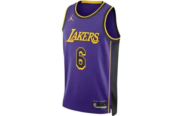 JORDAN Brand Nba Los Angeles Lakers Lebron James Statement Edition 2022/23 Swingman Jersey - None