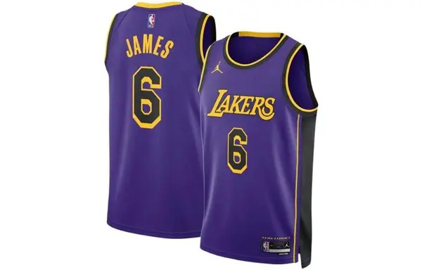 JORDAN Brand Nba Los Angeles Lakers Lebron James Statement Edition 2022/23 Swingman Jersey - None