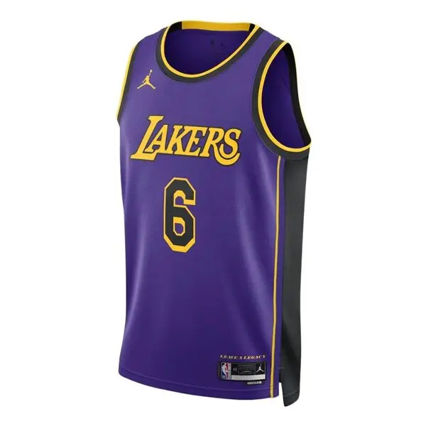 JORDAN Brand Nba Los Angeles Lakers Lebron James Statement Edition 2022/23 Swingman Jersey - None