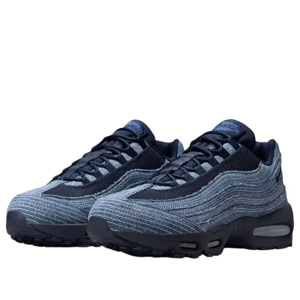 Nike Levi's X Max 95 "obsidian" Denim Sneakers - Obsidian/gym Red/obsidian