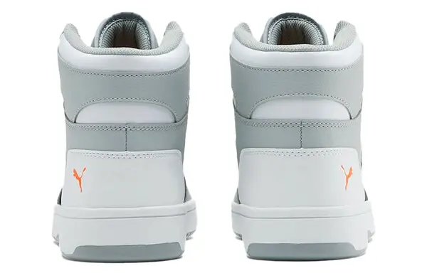 PUMA Rebound Layup High Top Sneakers - White/grey