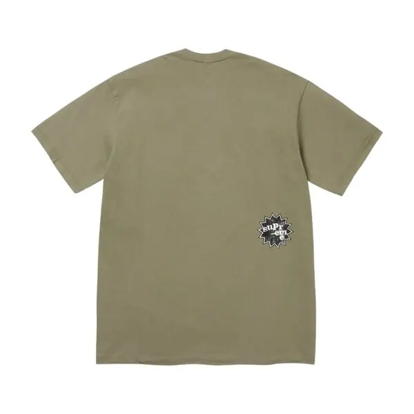 Supreme Ss26 God Save Us T-shirt - Light Olive