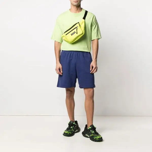 Balenciaga Political Campaign Short - Blue