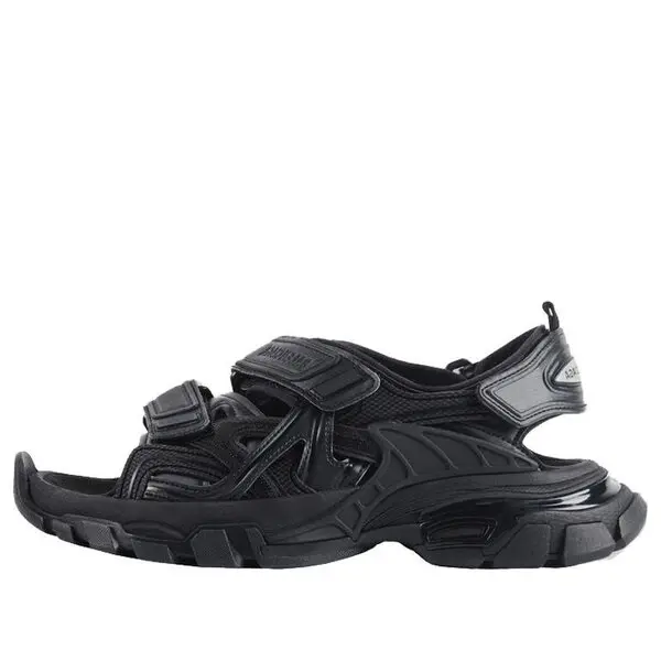 Balenciaga Track Sandal - Black