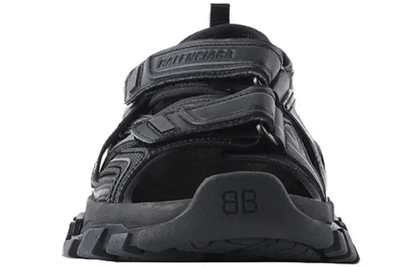 Balenciaga Track Sandal - Black
