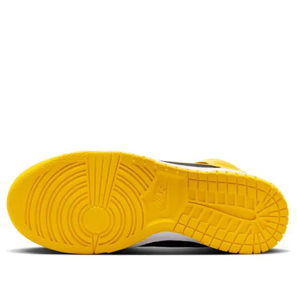 Nike Dunk High Satin Sneakers - Yellow/black