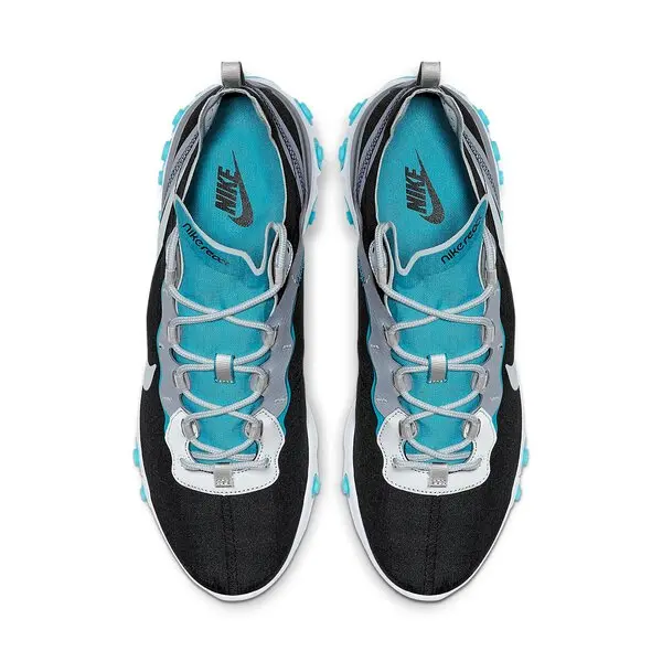 Nike React Element 55 Athletic Sneakers - Black/blue