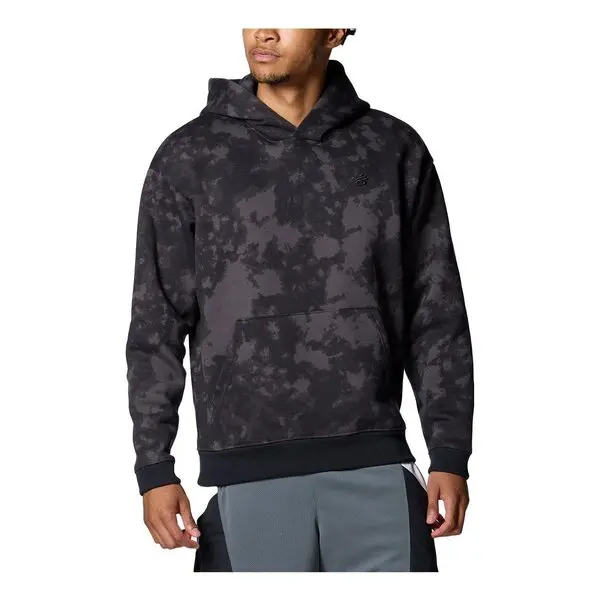 Under Armour Curry Acid Wash Hoodie - Black/grey
