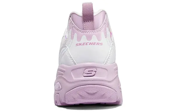 Sketchers Dlites Sneakers - White/pink